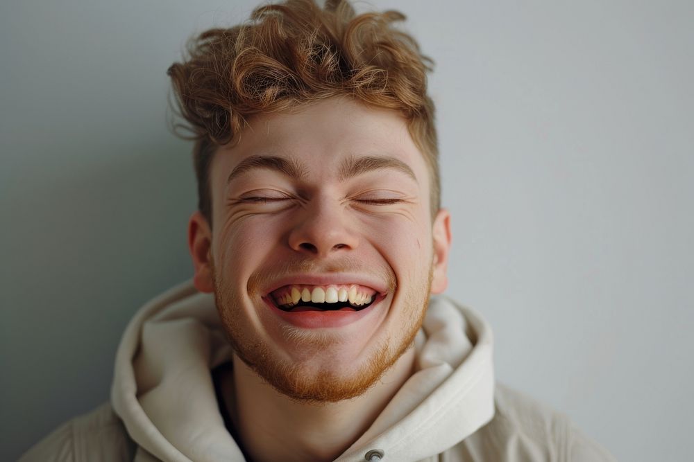 British man laughing adult smile. | Free Photo - rawpixel