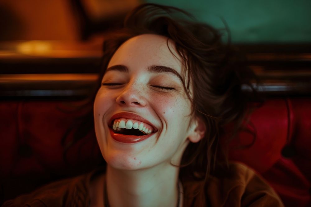 British woman laughing smile adult. | Premium Photo - rawpixel