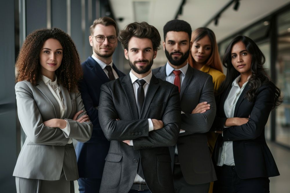 Professional people adult togetherness businesswear. | Premium Photo ...