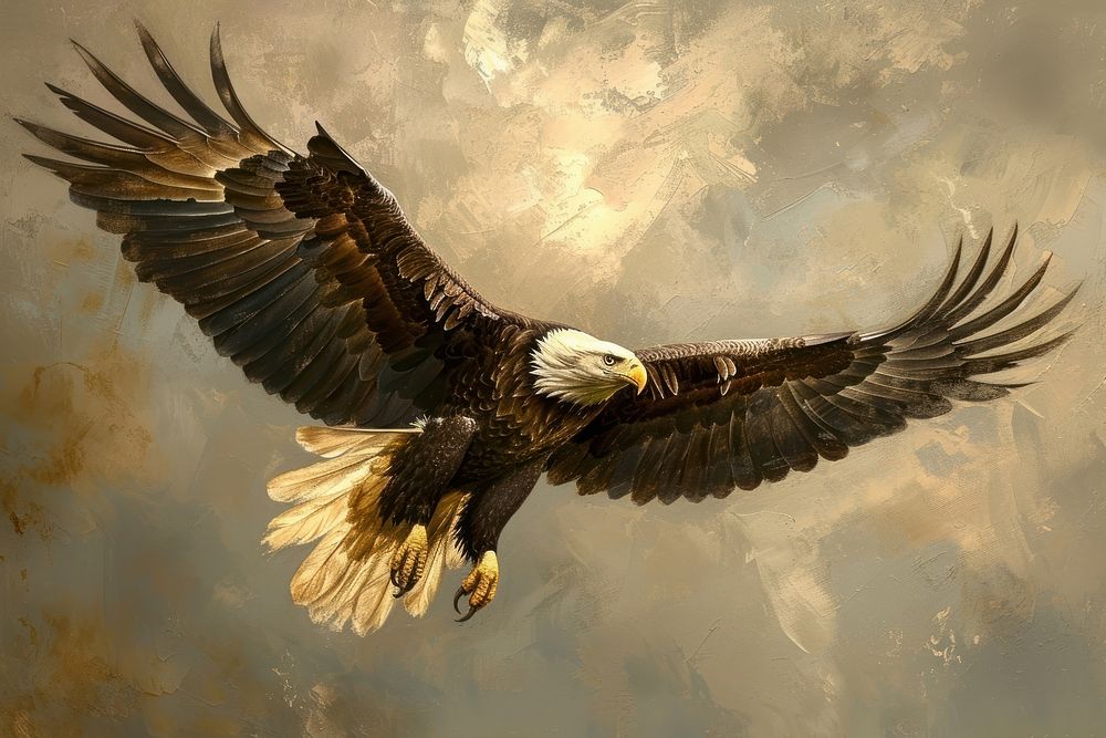 Eagle mid-air animal motion. | Free Photo Illustration - rawpixel