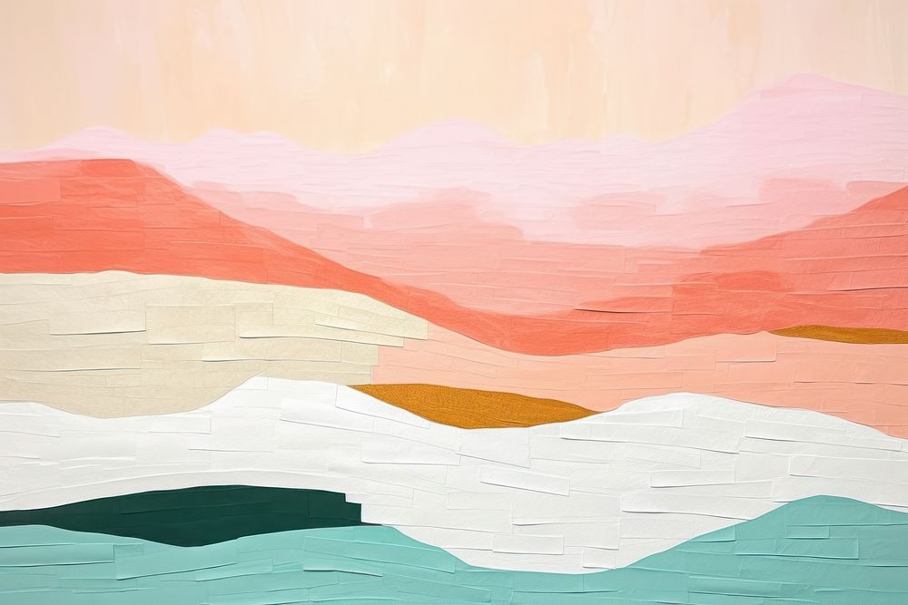 Abstract beach background ripped paper | Free Photo Illustration - rawpixel