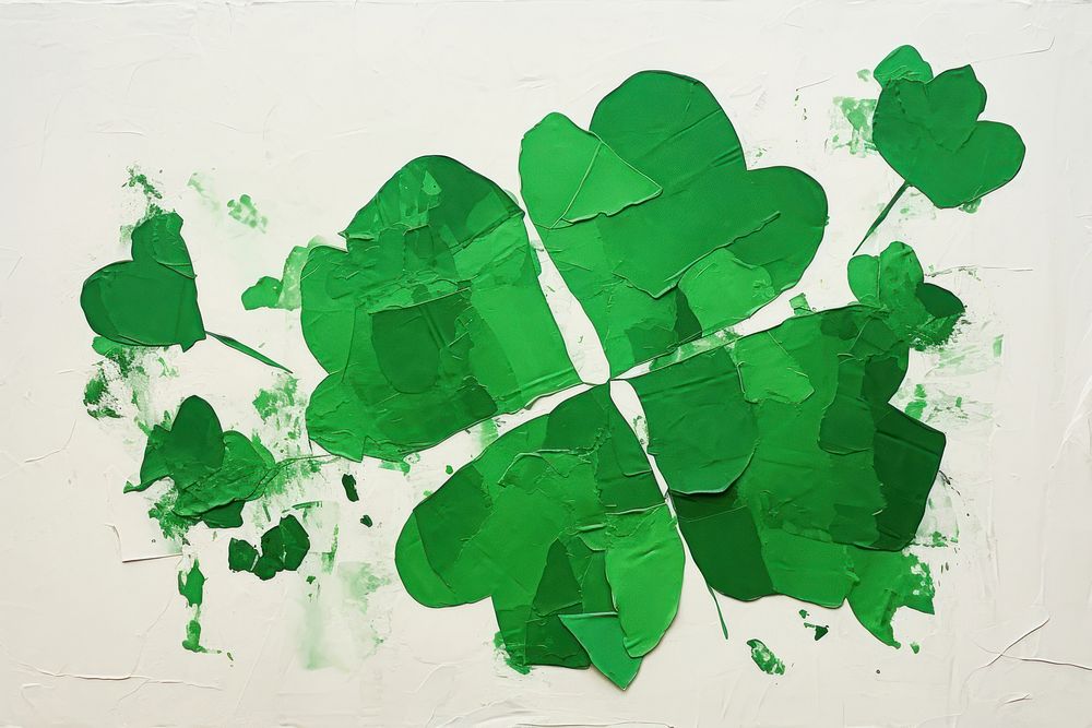 Abstract clover leaf ripped paper | Premium Photo Illustration - rawpixel