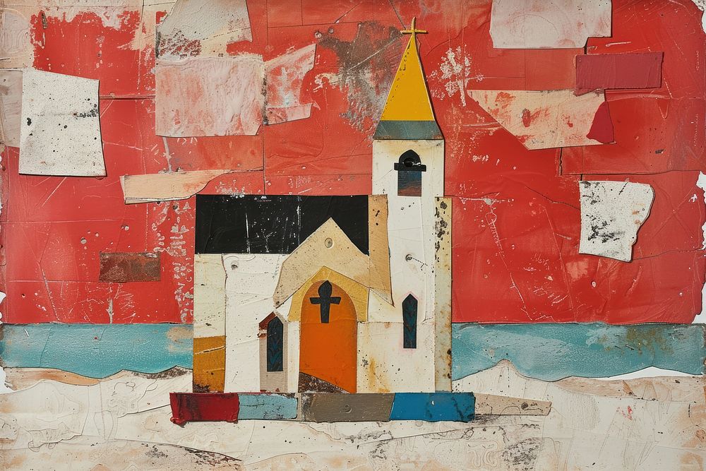 Church collage art architecture. | Premium Photo Illustration - rawpixel