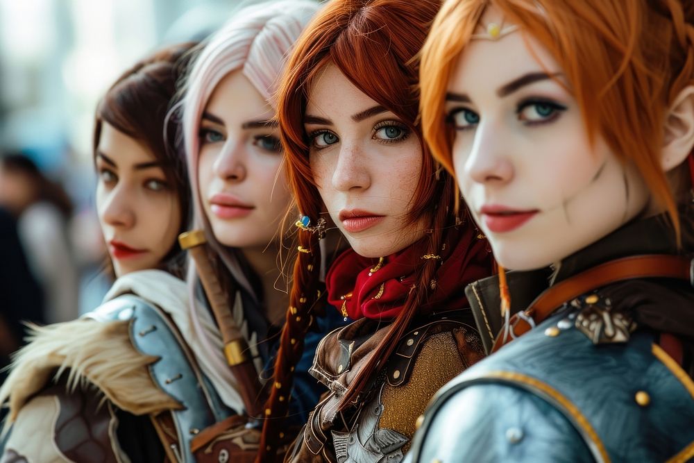 Group cosplayer community portrait costume | Free Photo - rawpixel