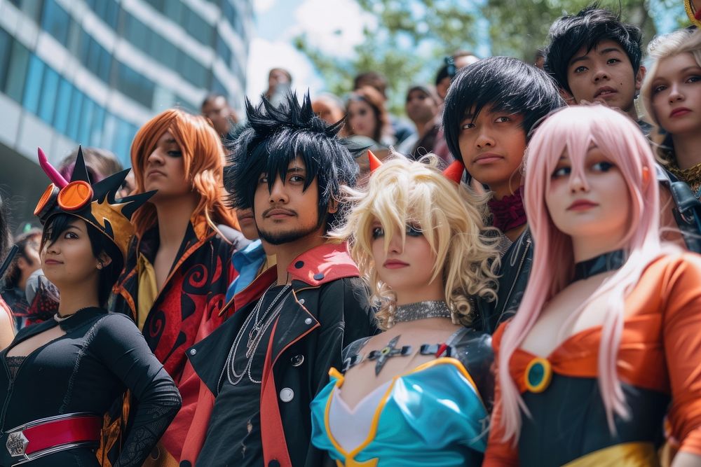 Group cosplayer community costume adult | Free Photo - rawpixel
