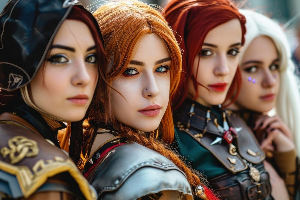 Group cosplayer community costume adult | Free Photo - rawpixel