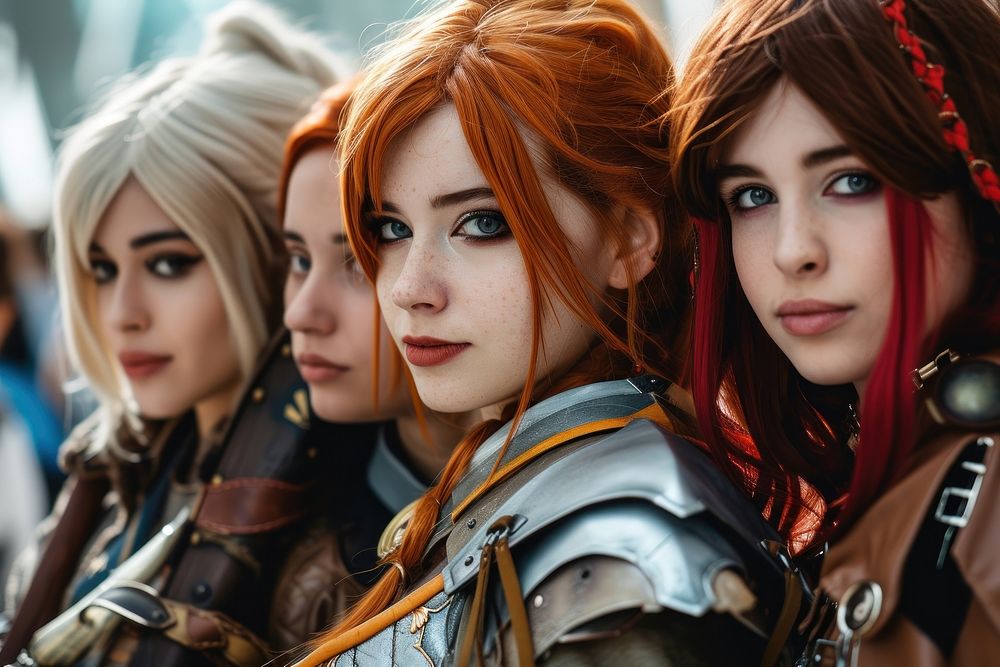 Group cosplayer community portrait costume | Free Photo - rawpixel