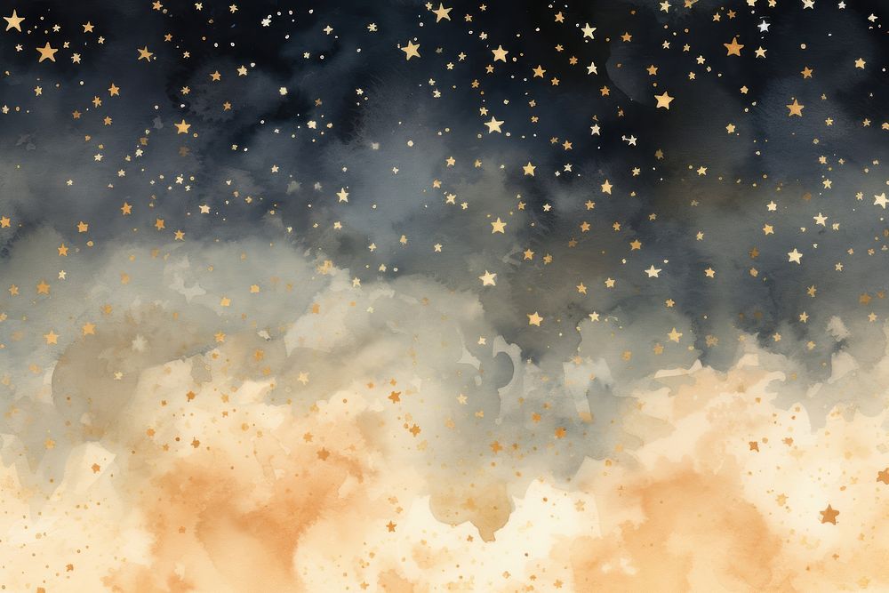 Star night sky watercolor background | Free Photo Illustration - rawpixel