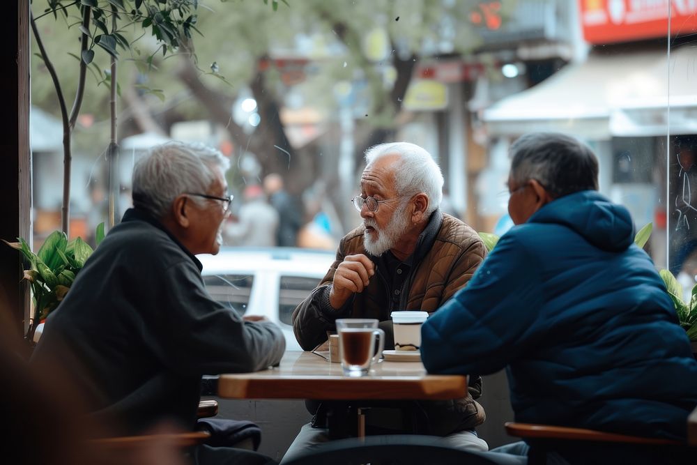 Diversity old men talk together | Premium Photo - rawpixel