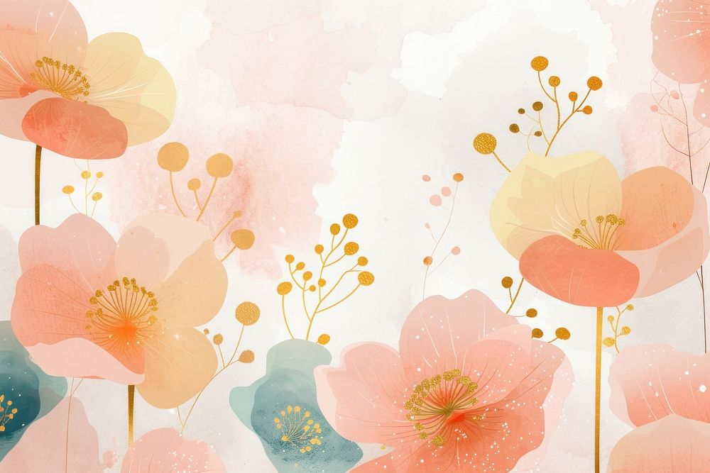 Chinese pattern backgrounds flower plant. | Premium Photo Illustration ...