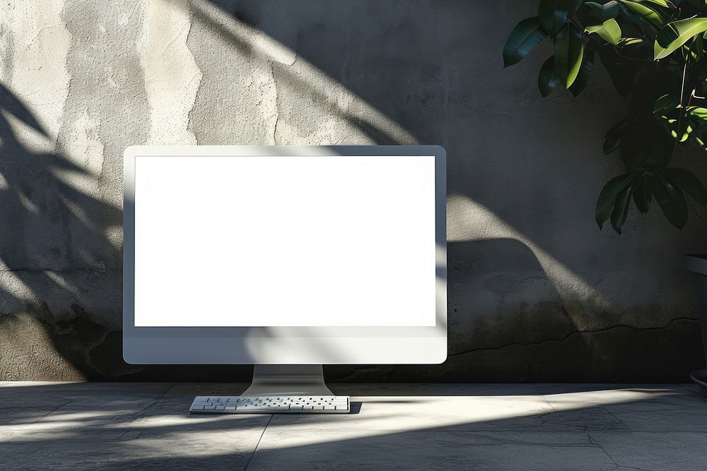 Computer television shadow screen. | Free Photo - rawpixel