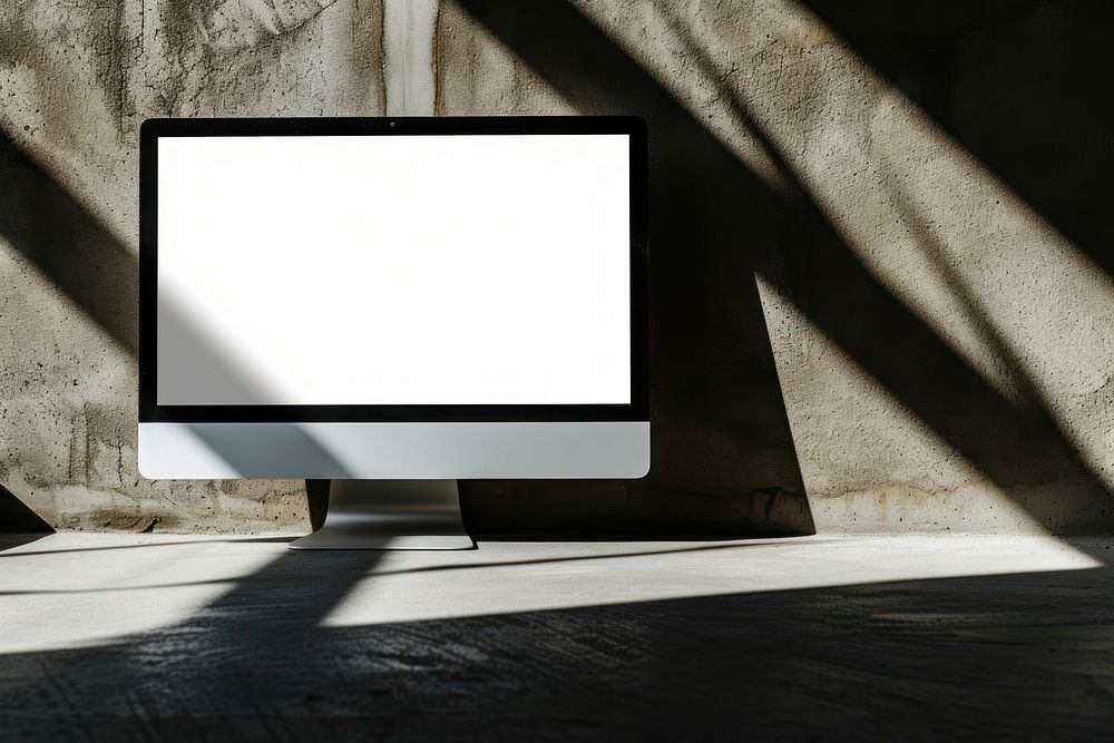 Computer television shadow screen. | Free Photo - rawpixel