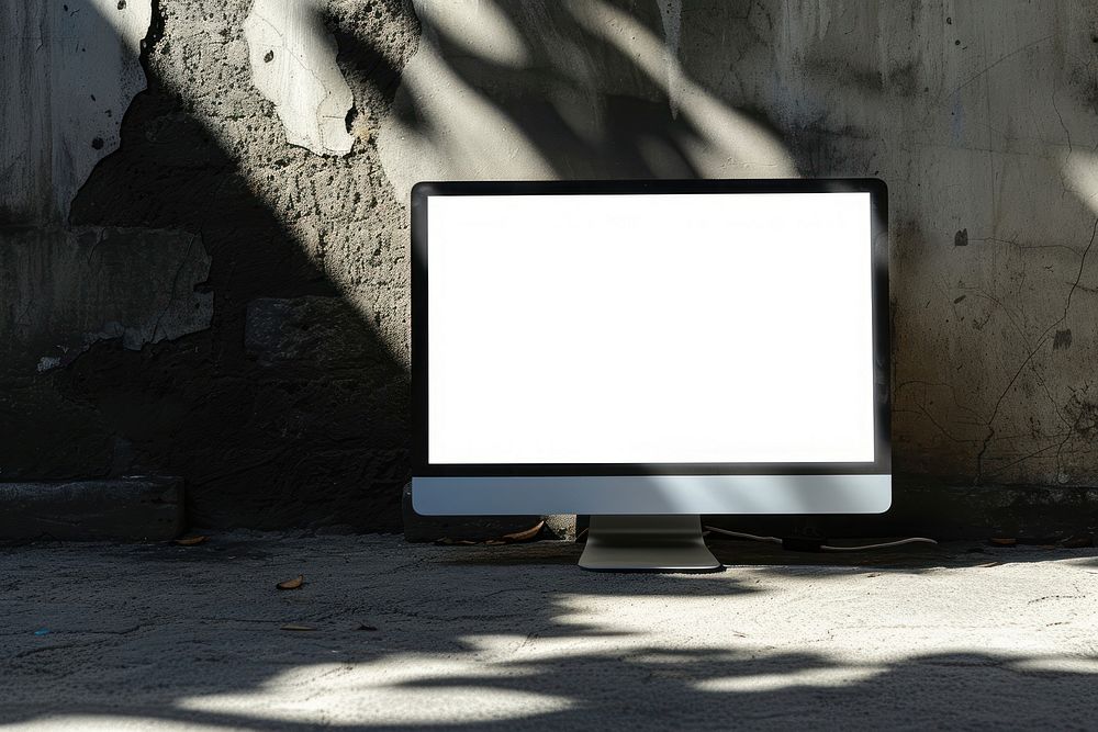 Computer television screen shadow. | Free Photo - rawpixel