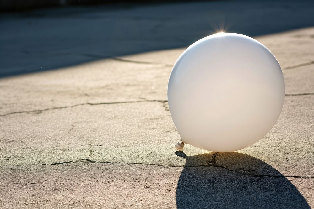 Balloon sphere shadow white. | Free Photo - rawpixel
