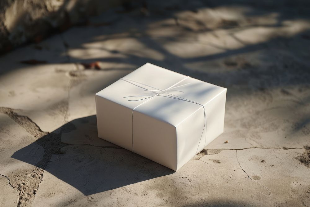 Gift shadow white box. | Free Photo - rawpixel
