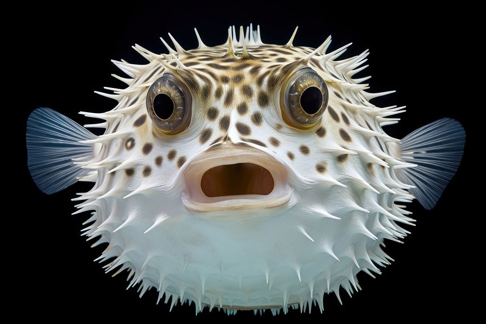 Puffer fish animal underwater wildlife. | Premium Photo - rawpixel