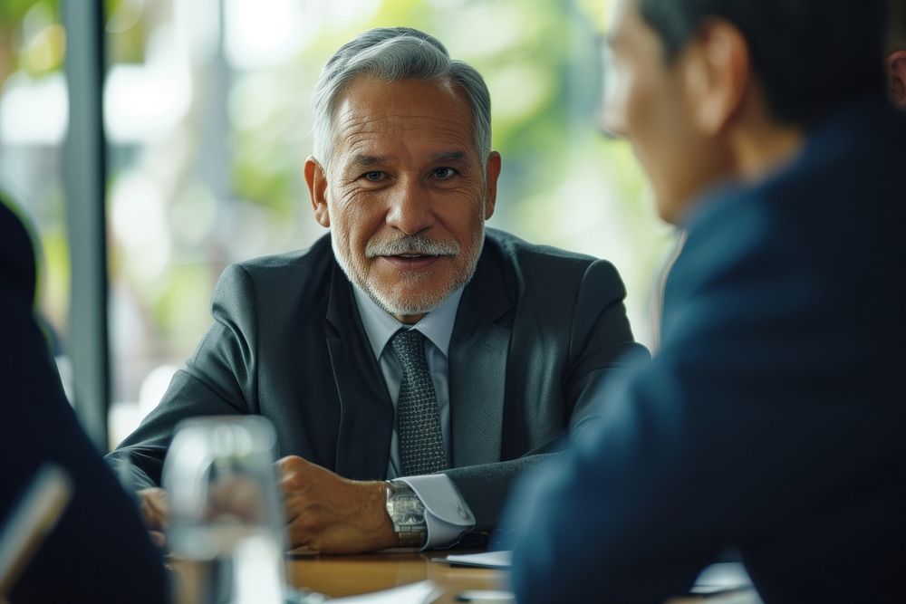 Team meeting businessman advisors portrait | Premium Photo - rawpixel