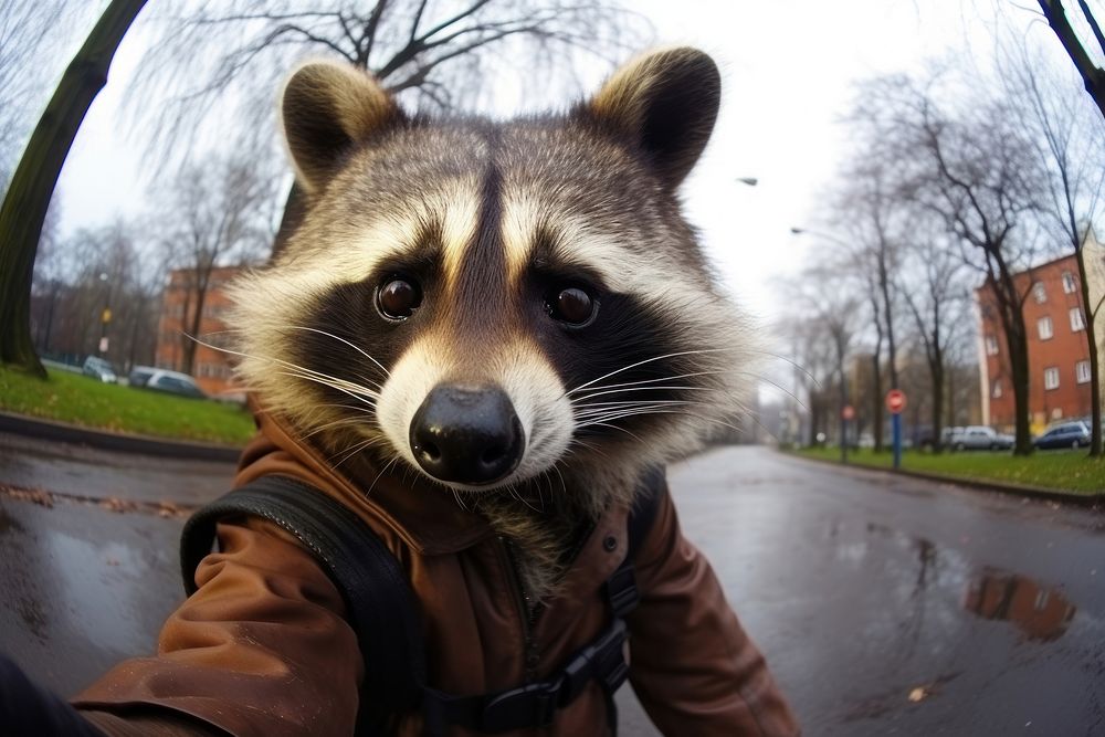 Selfie raccoon wildlife animal mammal. | Premium Photo - rawpixel