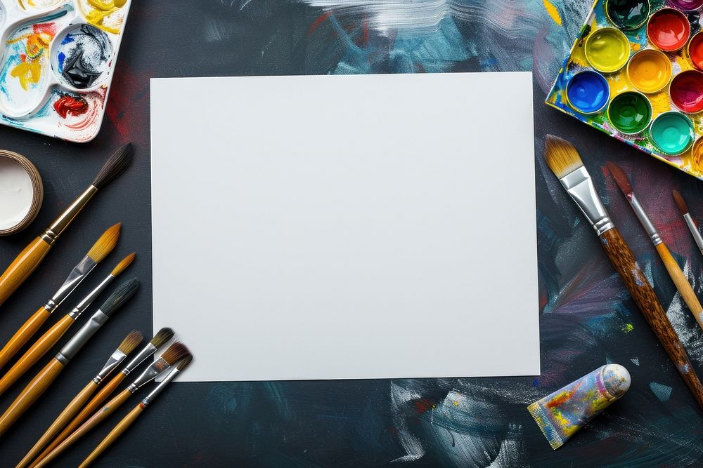Large paper painting palette brush. | Premium Photo - rawpixel