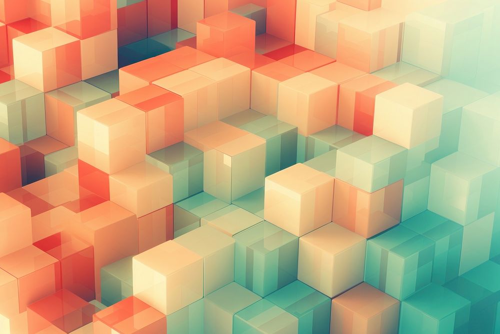 Cube abstract background pattern pastel | Premium Photo Illustration ...