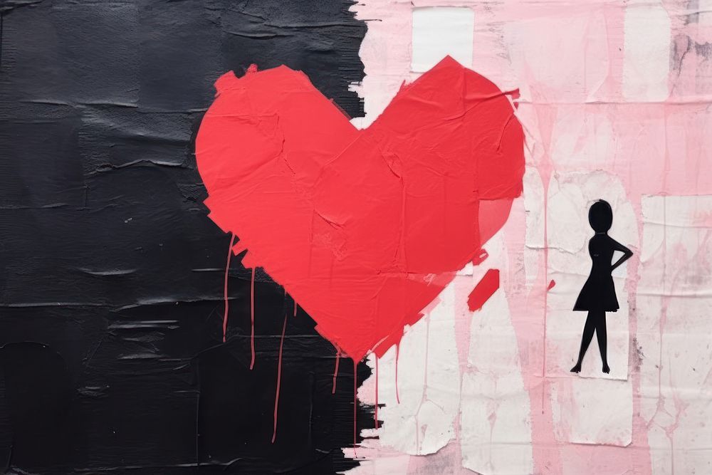 Abstract valentine cupid ripped paper | Premium Photo Illustration ...