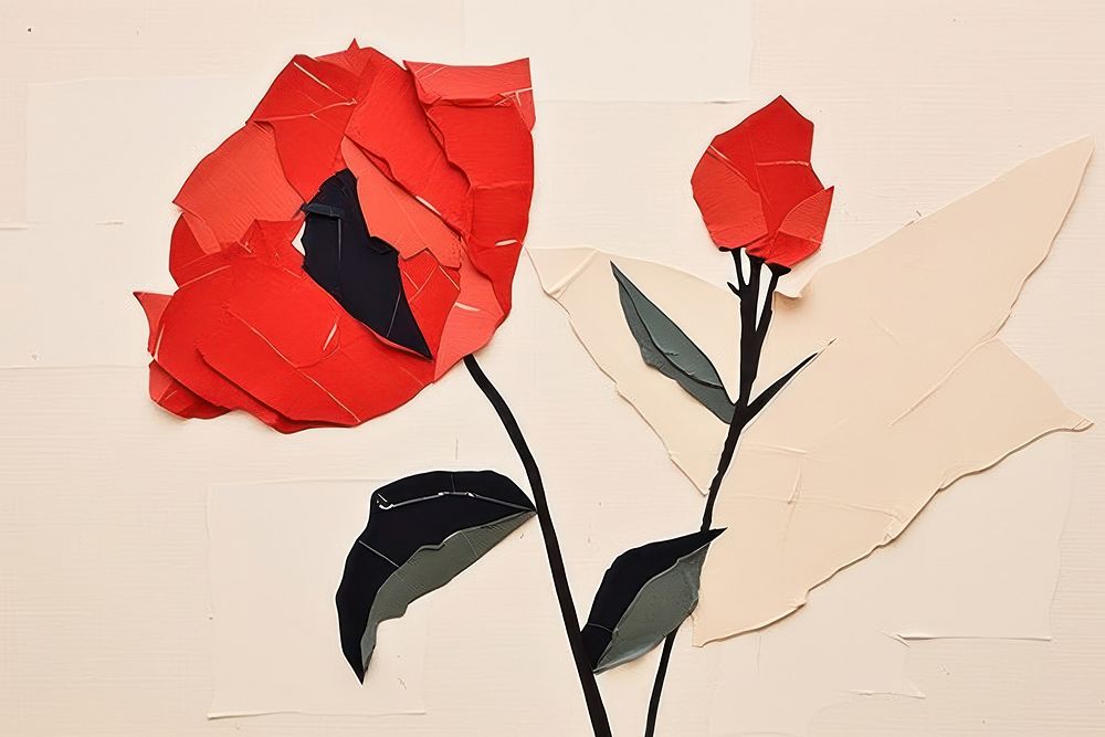 Abstract flower ripped paper art | Premium Photo Illustration - rawpixel