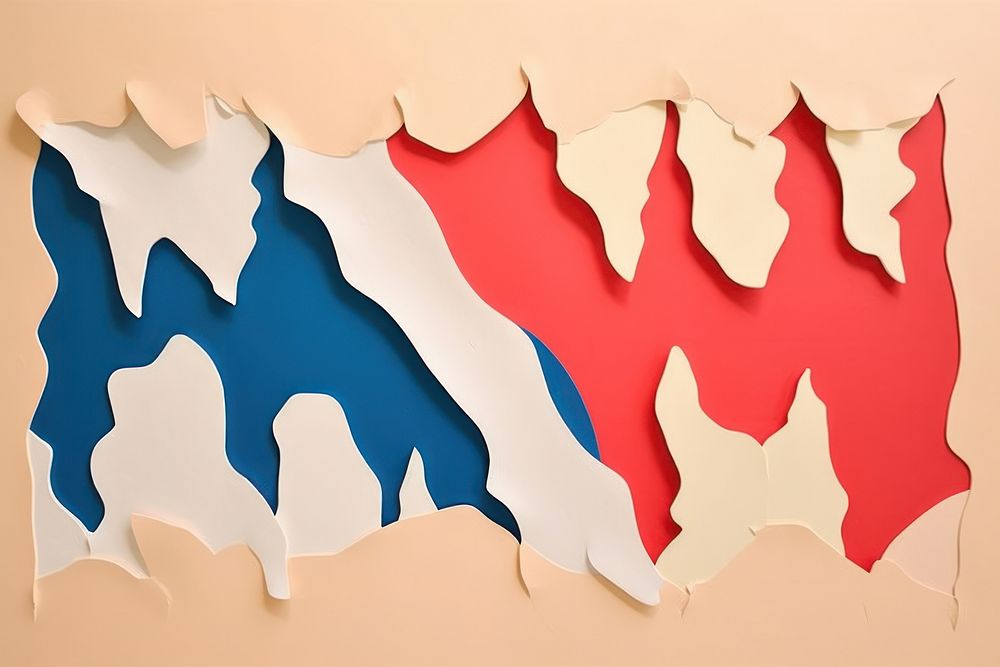 Abstract iridescent flowers ripped paper | Free Photo Illustration ...