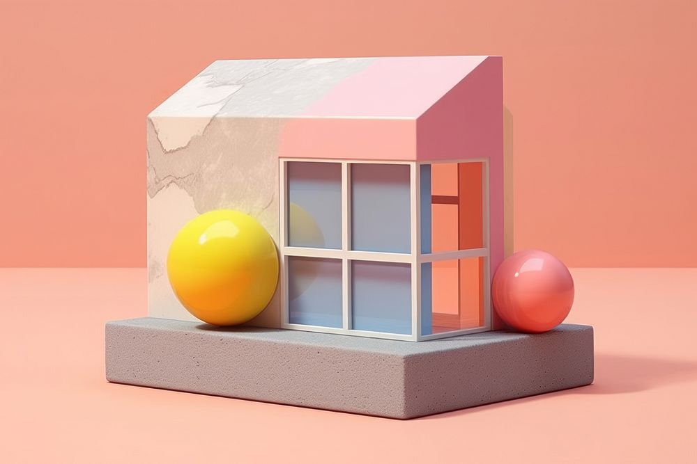 Abstract iridescent house ripped paper | Premium Photo Illustration ...