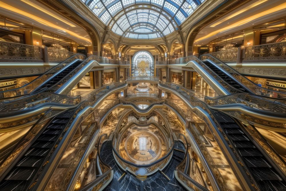 Casino architecture staircase building. | Free Photo - rawpixel