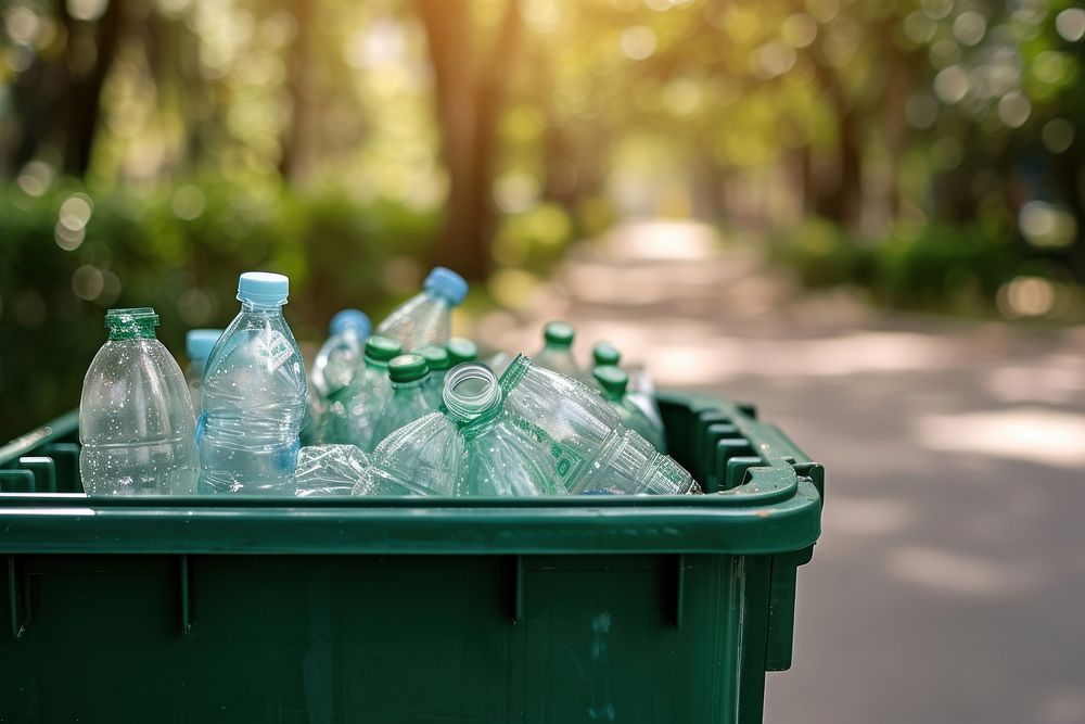 Recycle bin plastic bottles garbage | Free Photo - rawpixel