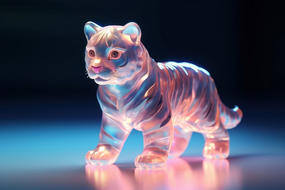 3d render tiger shape figurine | Premium Photo Illustration - rawpixel