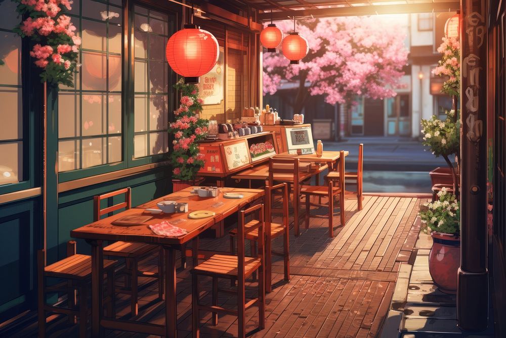 Cute bear architecture restaurant building. | Free Photo Illustration ...