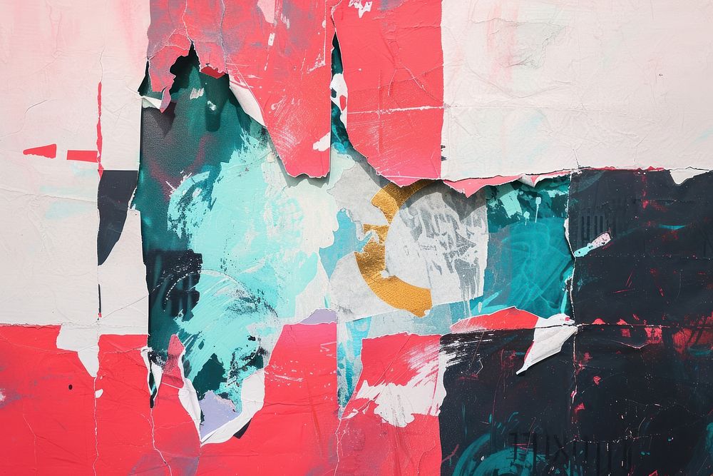 Abstract technology ripped paper art | Free Photo Illustration - rawpixel