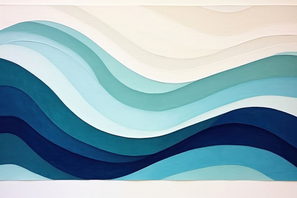 Abstract wave ripped paper collage | Premium Photo Illustration - rawpixel