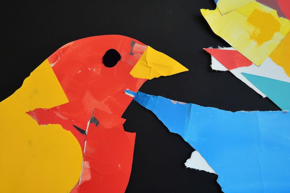 Abstract bird ripped paper art | Premium Photo Illustration - rawpixel