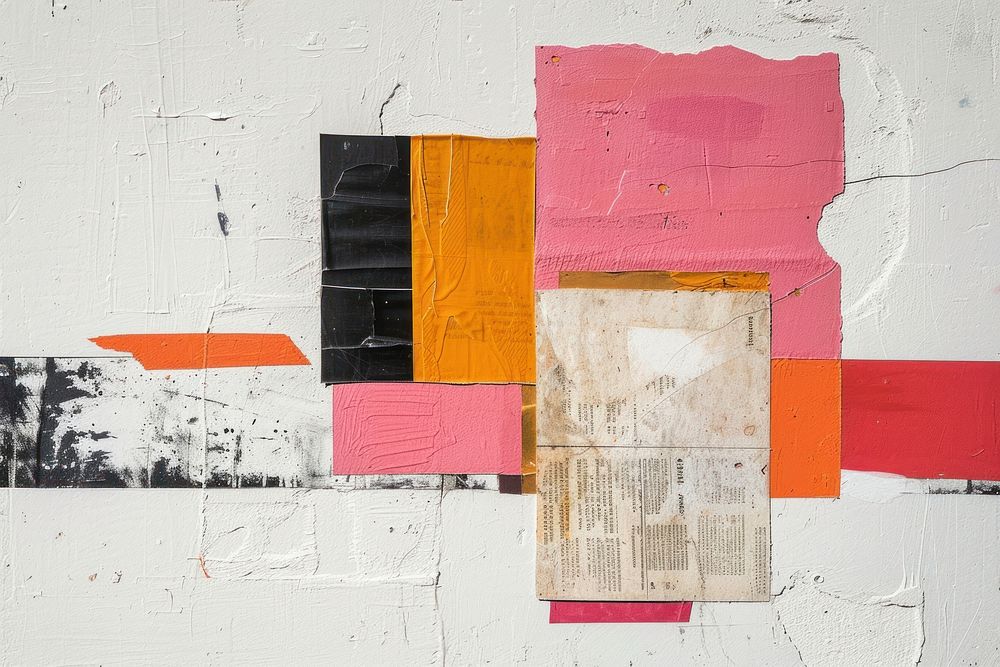 Abstract book ripped paper collage | Free Photo Illustration - rawpixel