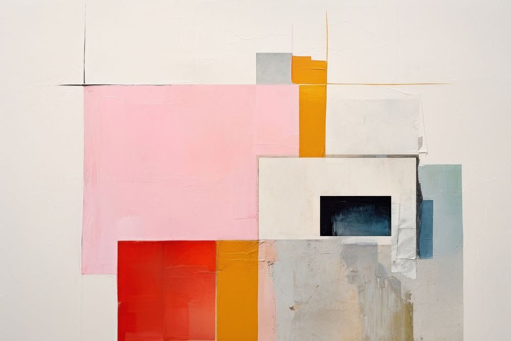 Abstract building ripped paper collage | Premium Photo Illustration ...