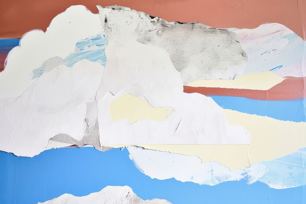 Abstract cloud ripped paper art | Premium Photo Illustration - rawpixel