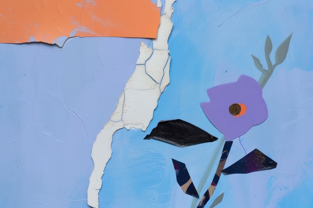 Abstract flower ripped paper art | Free Photo Illustration - rawpixel