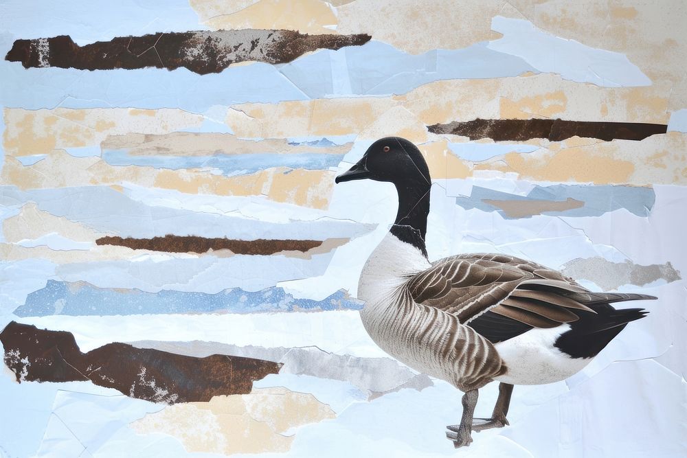Abstract goose and lake ripped | Premium Photo Illustration - rawpixel
