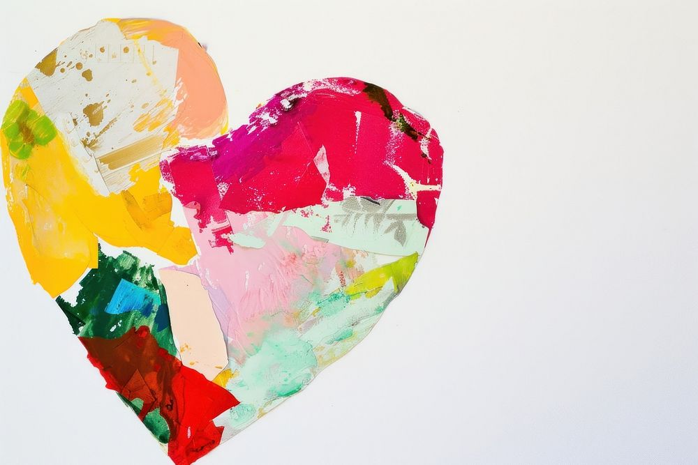 Abstract heart ripped paper creativity | Premium Photo Illustration ...