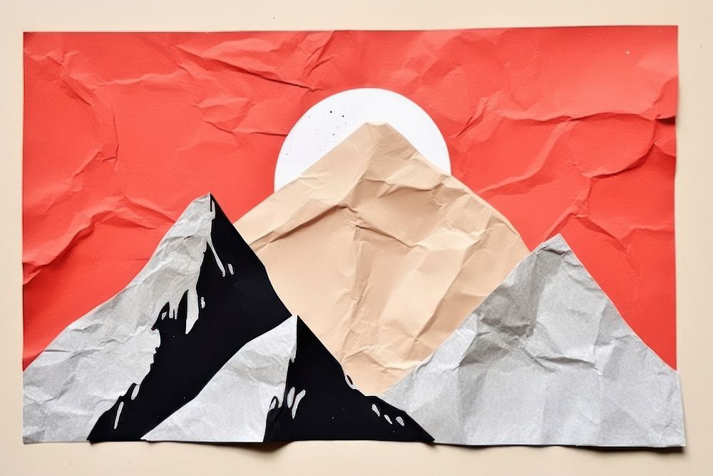 Abstract mountain snow top ripped | Free Photo Illustration - rawpixel