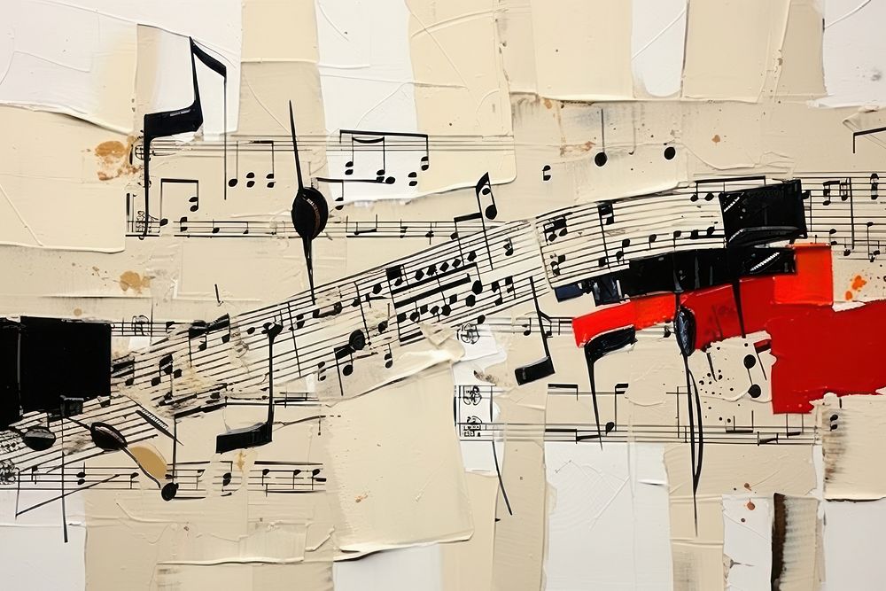 Abstract music note ripped paper | Premium Photo Illustration - rawpixel
