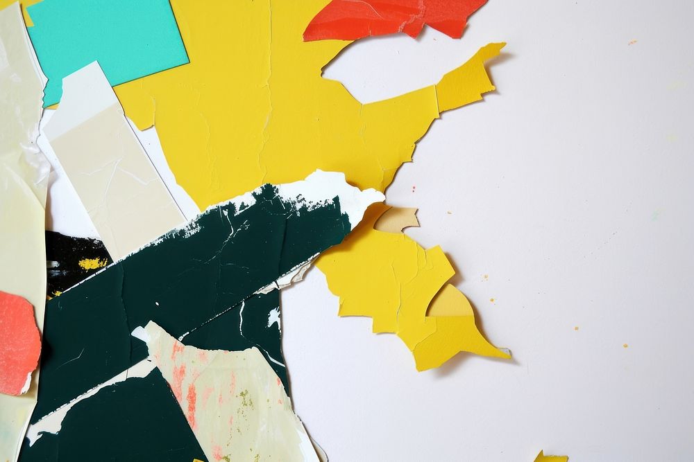 Abstract saturun ripped paper art | Premium Photo Illustration - rawpixel
