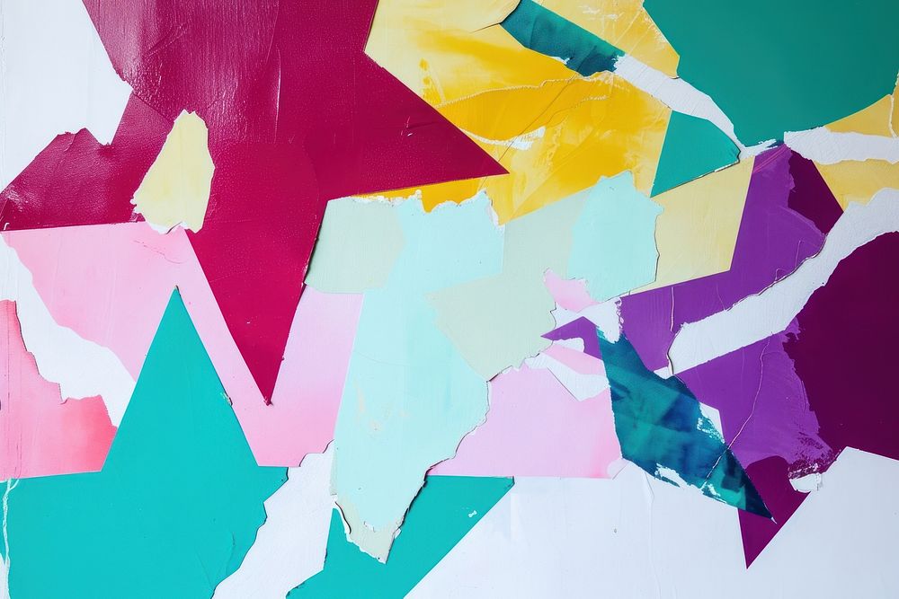 Abstract star ripped paper art | Premium Photo Illustration - rawpixel