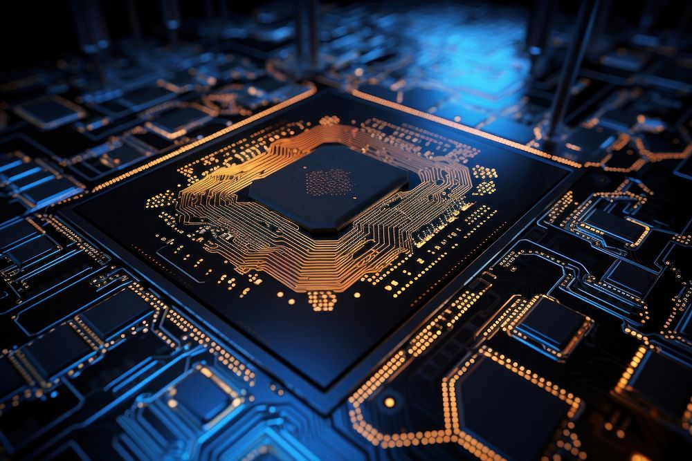 Computer chip motherboard electronics technology | Free Photo - rawpixel