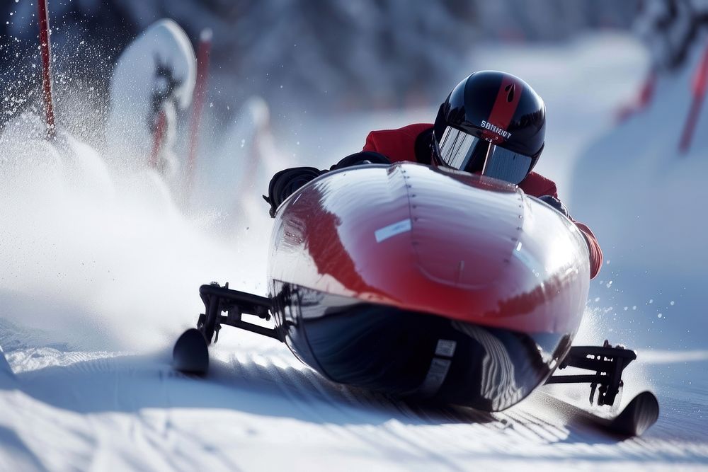 Bobsleigh sports outdoors helmet. | Free Photo - rawpixel