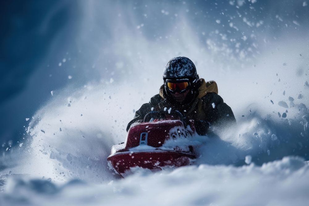 Sled sports recreation outdoors. | Free Photo - rawpixel