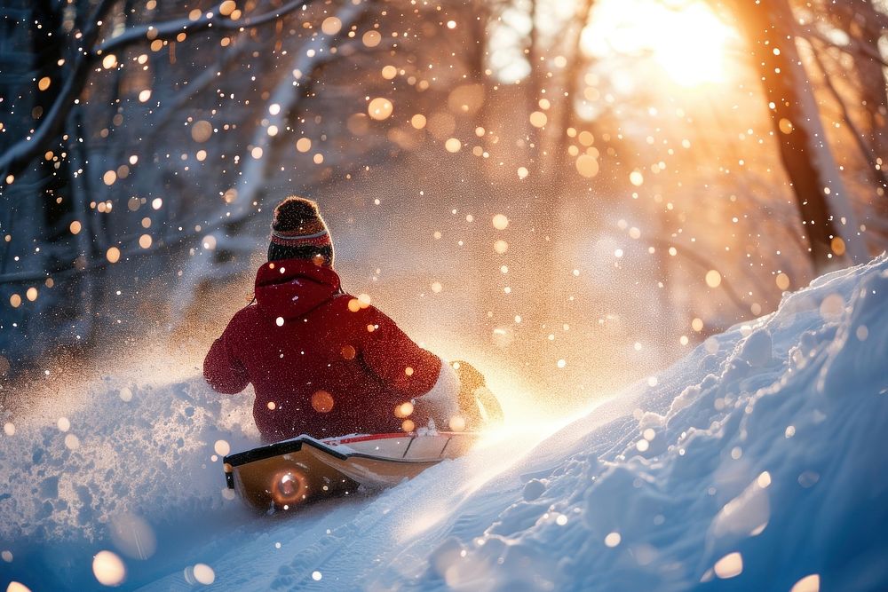 Sled outdoors winter nature. | Premium Photo - rawpixel