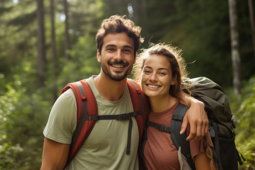 Backpack recreation adventure portrait. | Free Photo - rawpixel